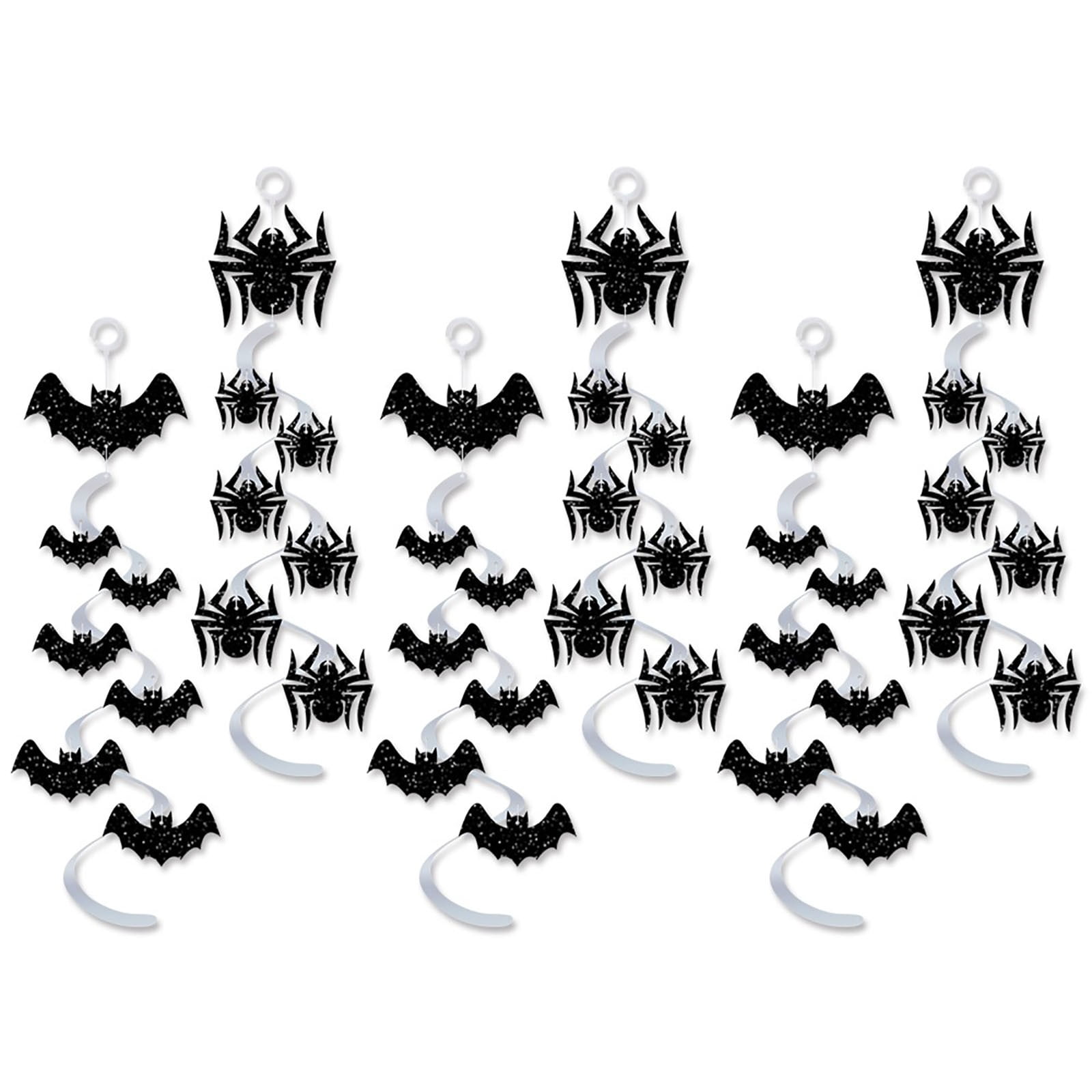 WUTYU 6pcs Halloween Party Decorations Hangings Halloween Bat Wind ...