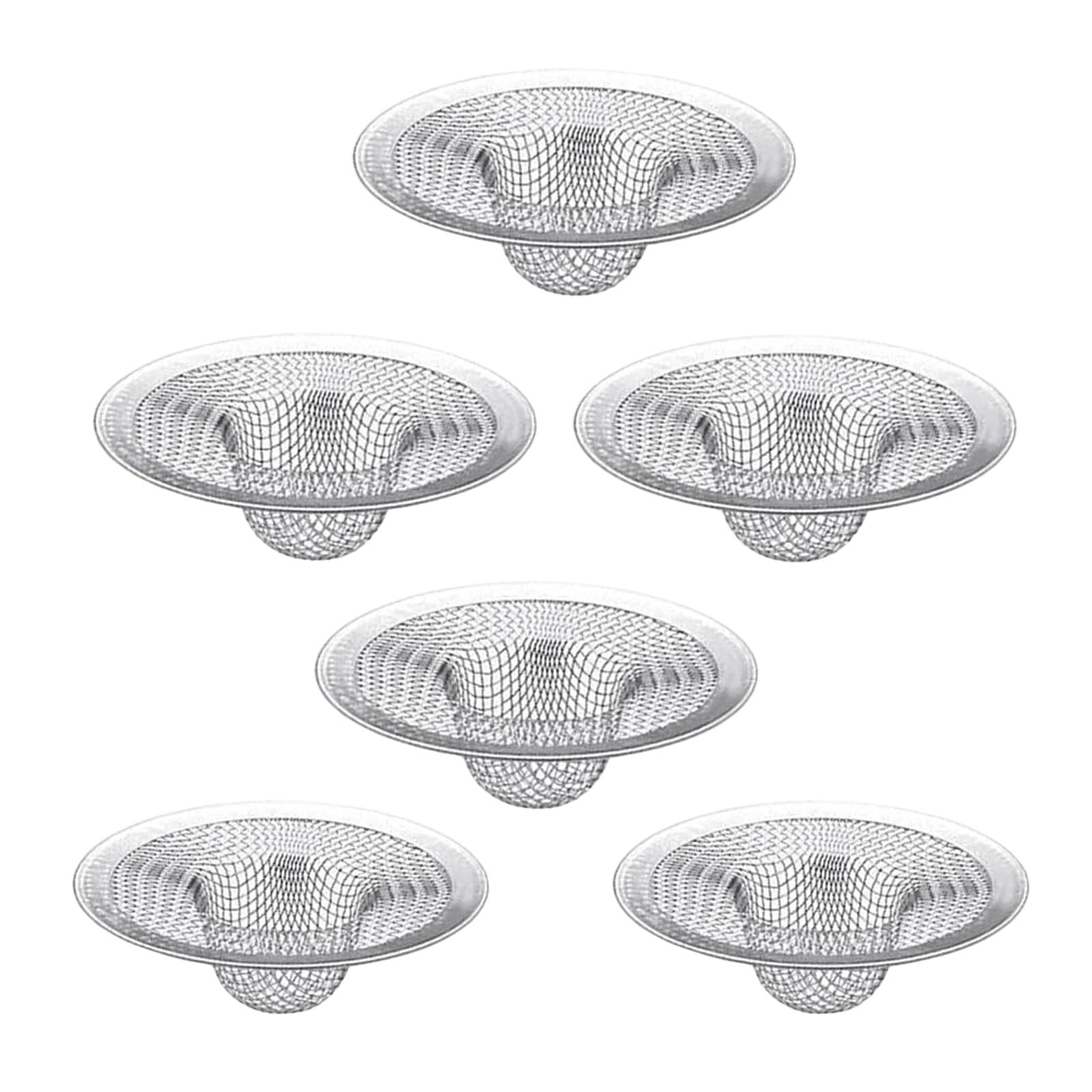 WUTYU Clearance Stainless Steel Drain Hair Catcher Strainer Set for ...