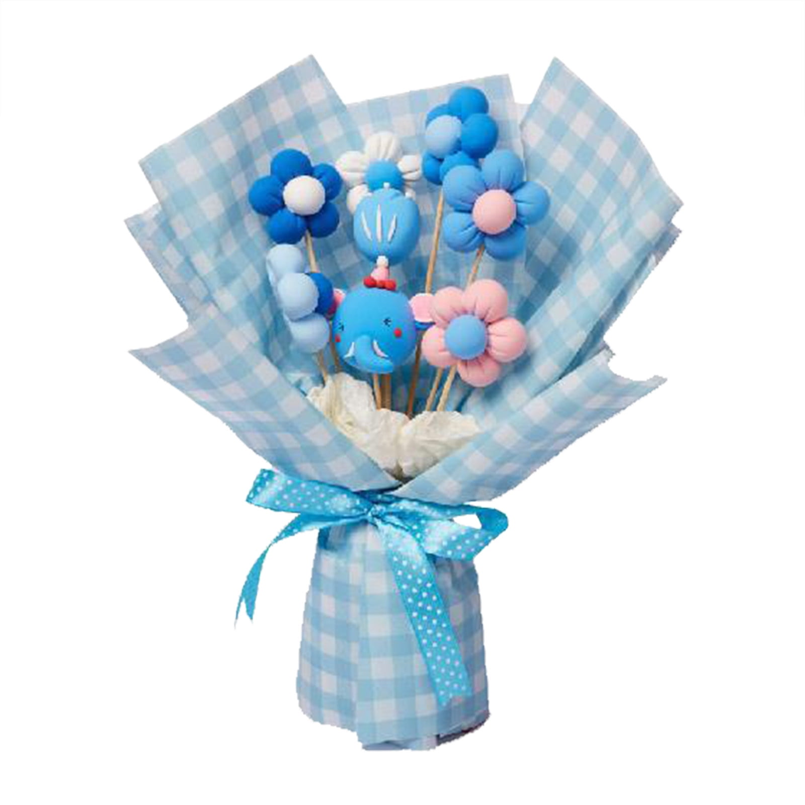 WUTYU Flower Craft Kit Clearance Beginner DIY Bouquet Making Set Clay ...