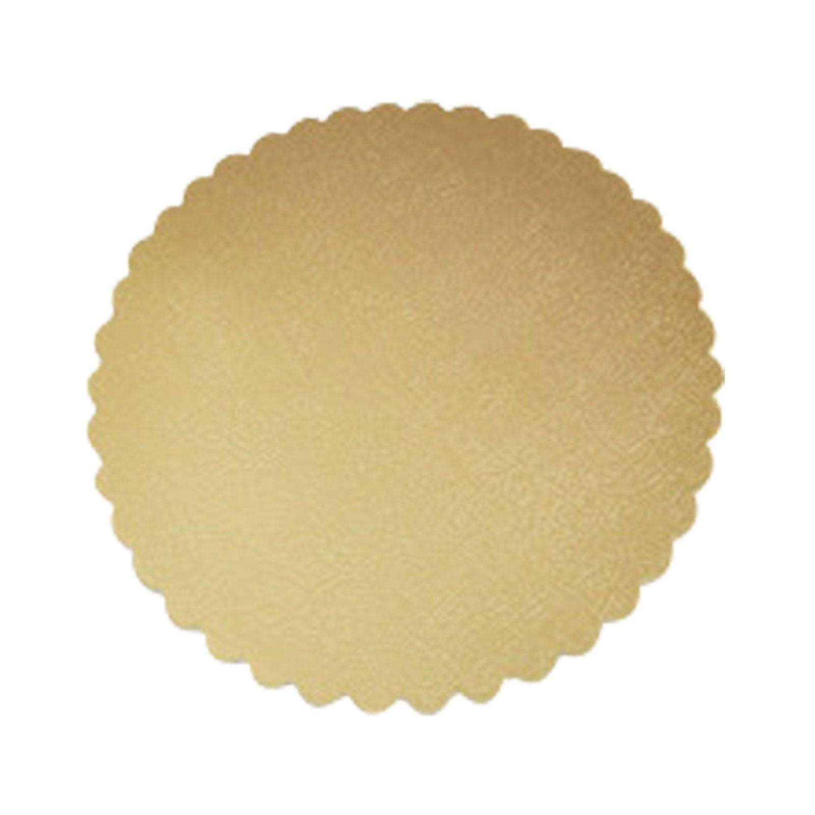 WUTYU Gold Cake Board Clearance Elegant Food-Grade Cardboard Scalloped ...