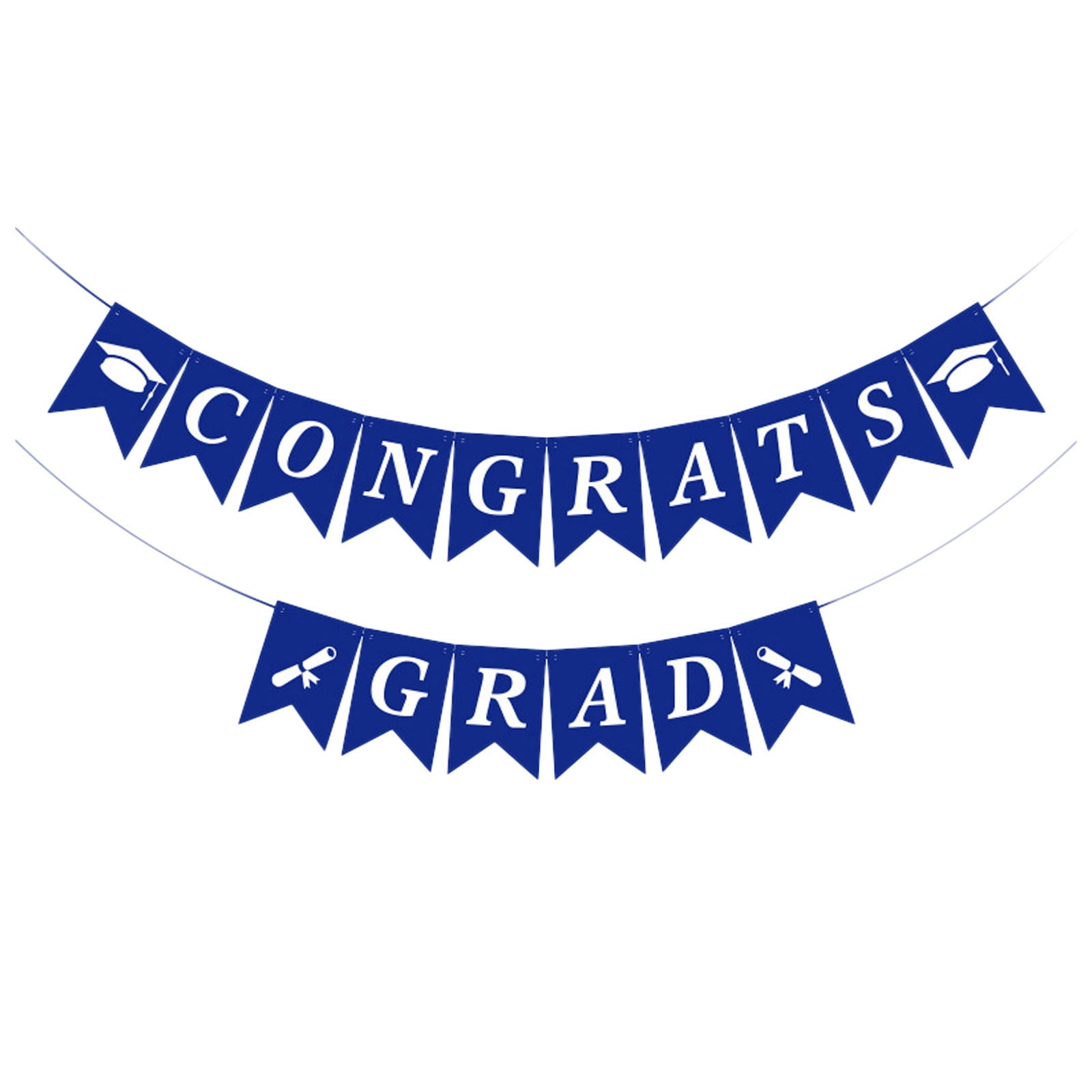 WUTYU Graduation Spiral Hanging Banner Pull Flags Set - 4FT Ceiling ...
