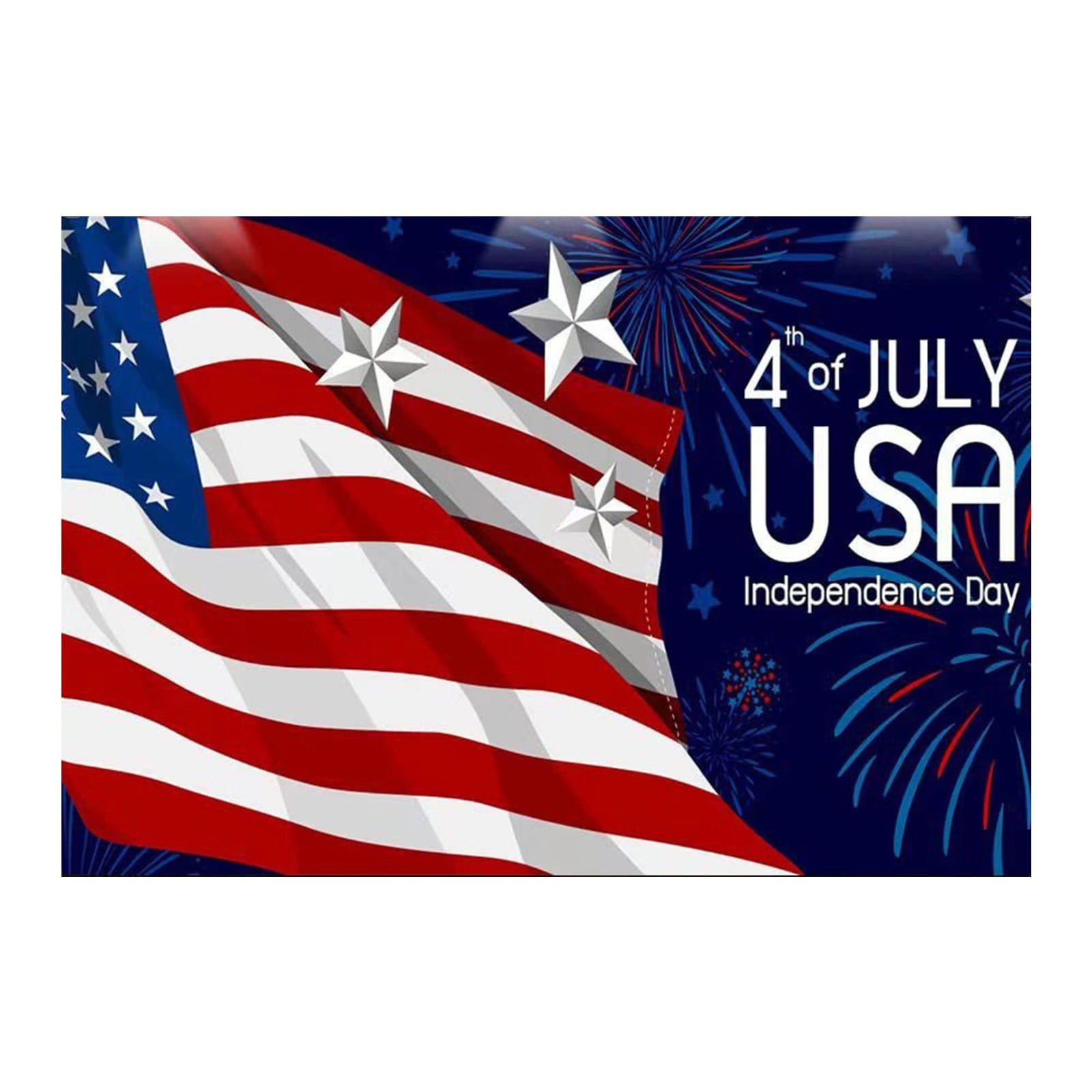 WUTYU Independence Day 4th Of July Banner Independence Day Background ...