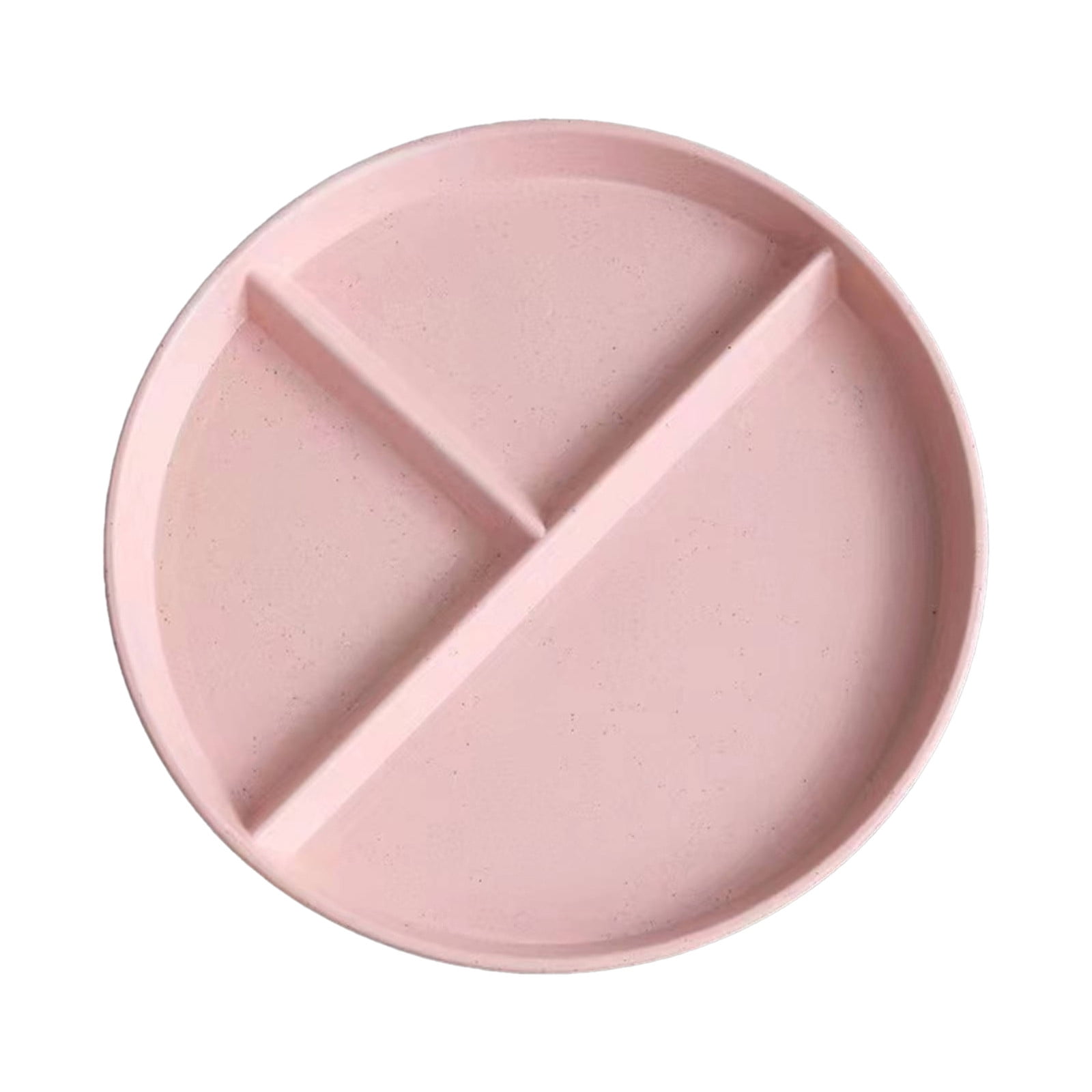 WUTYU Wheat Plates for Adults Reusable Divided Dinnerware Set for ...