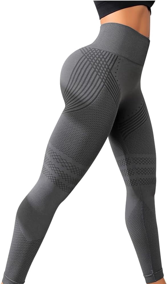 WUUJIPAI Womens 3D Compression Leggings, Slimming Anti Cellulite ...