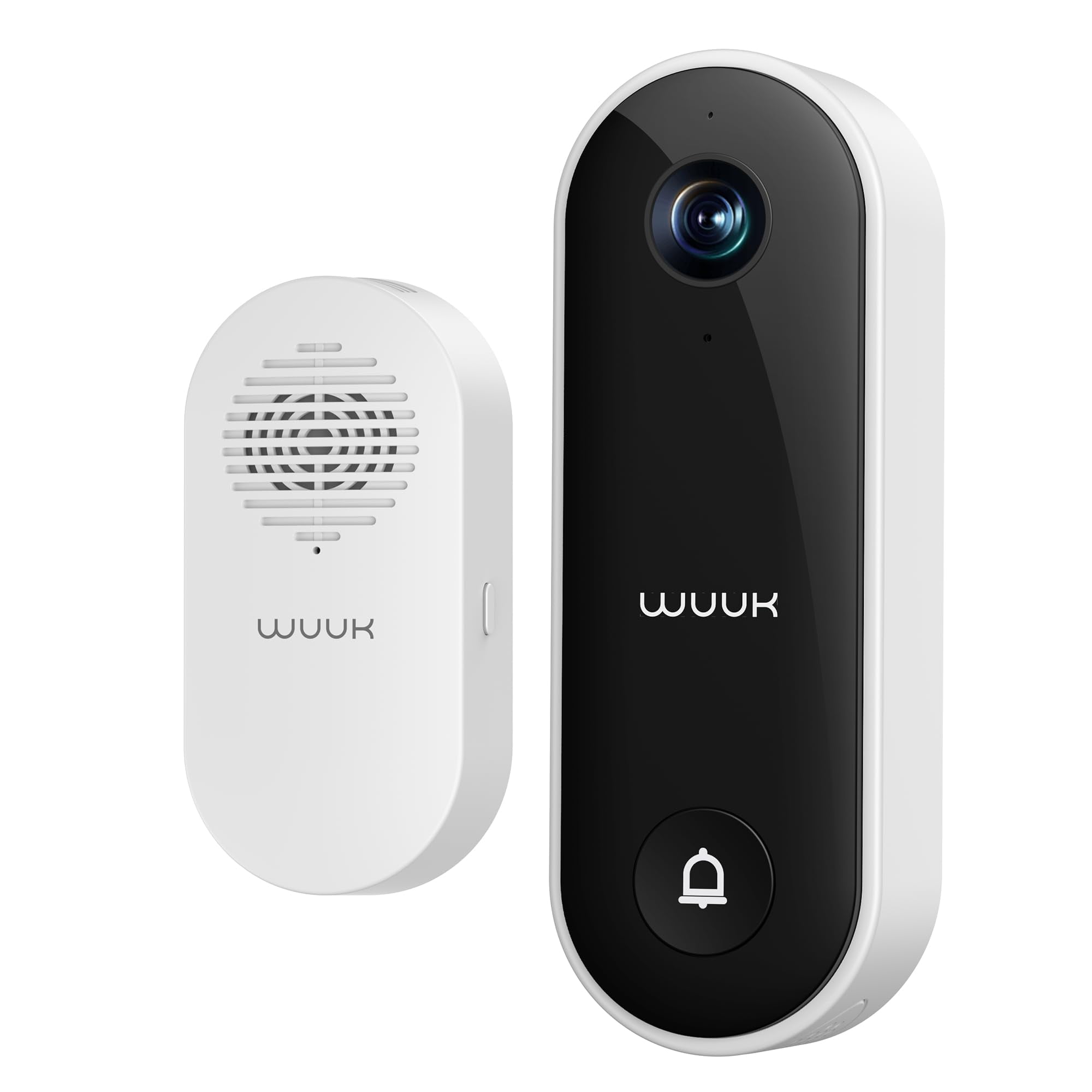 WUUK Doorbell Camera Wired with Chime, 2K Video Doorbell, Face ...