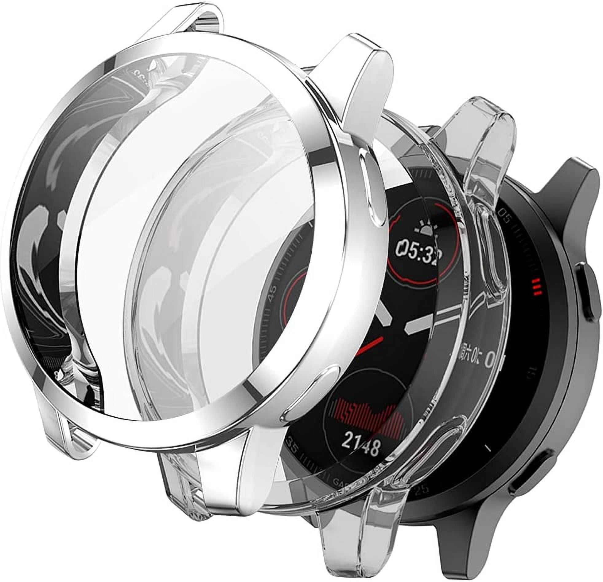 WUWOCJ 2 Pack TPU Case Compatible with Garmin Vivoactive 4S，All Around ...