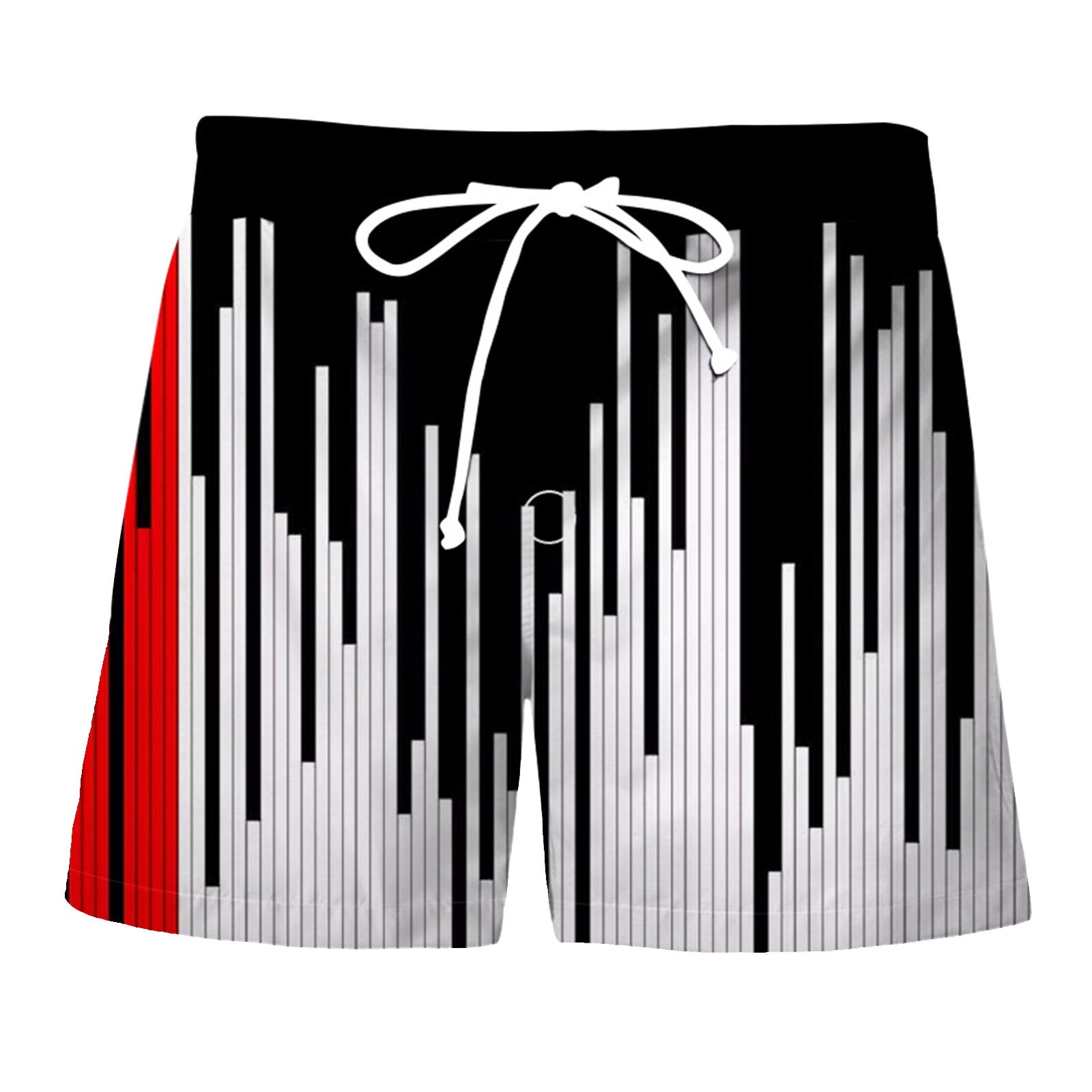 Wuwuqf Gym Shorts Men Plus Size Mens Summer Gradient Tie Dye Sports