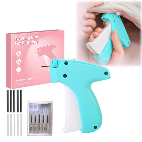 WUXIAB Handheld Quick Clothing Fixer,2000 Fasteners 5 Needles Sewing ...