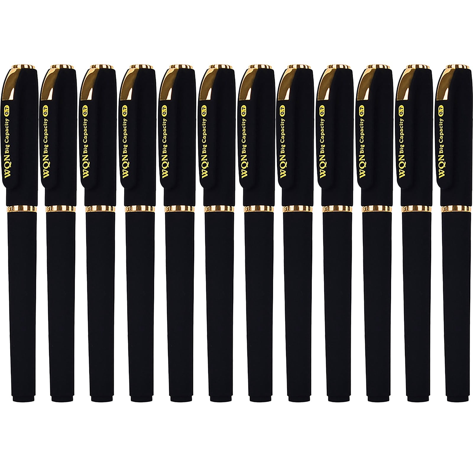 WUXIAB Large Capacity Writing Pen Black Pen Middle and High stu.dents ...
