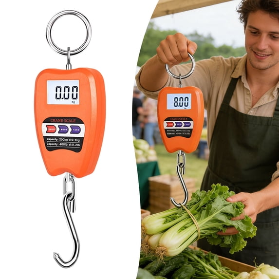 WUXIAB Portable Hanging Scale,Luggage Weight Scale,Fishing Weighing ...