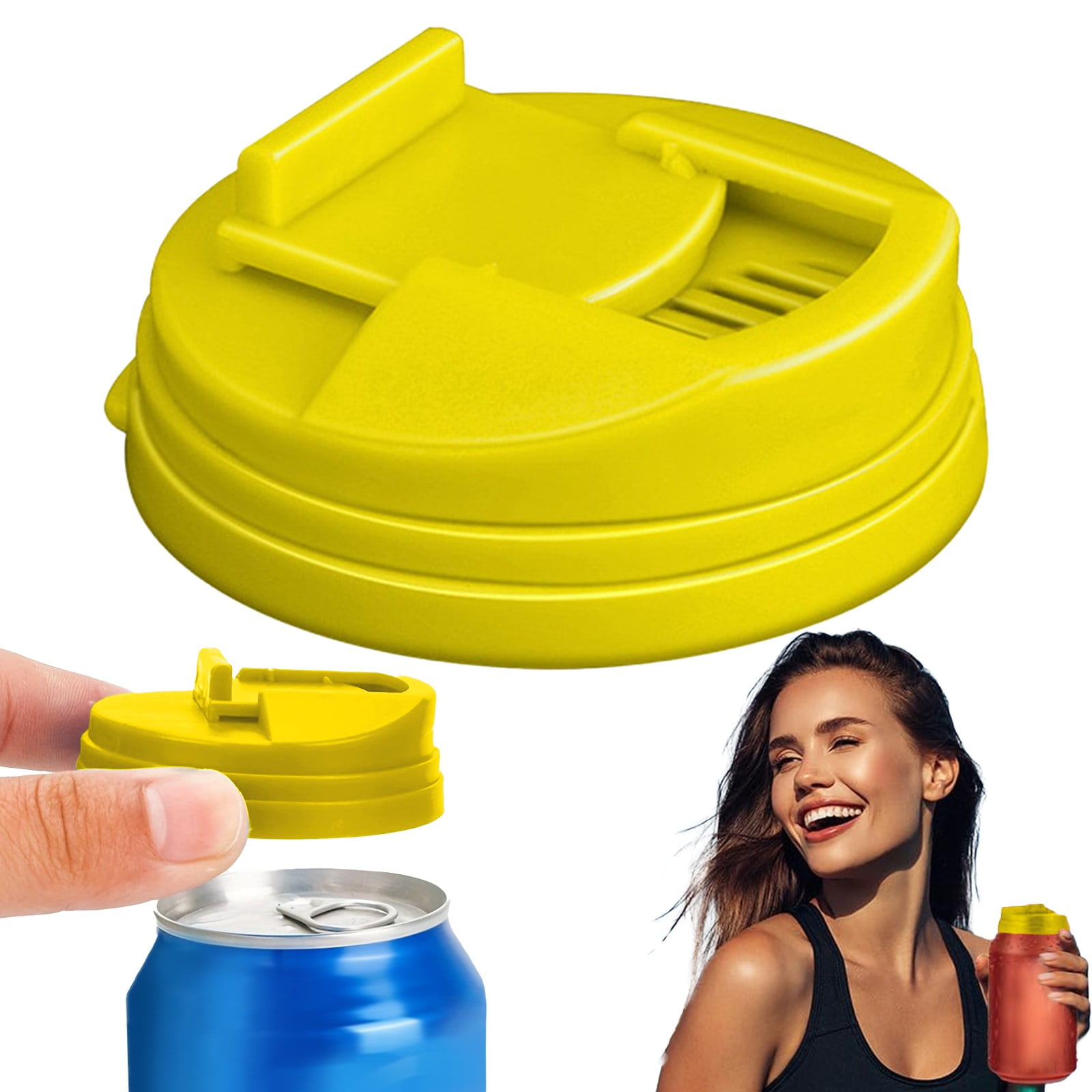 WUXIAB Soda Can Covers,2025 Upgraded Soda Cans Lids,Reusable Plastic ...