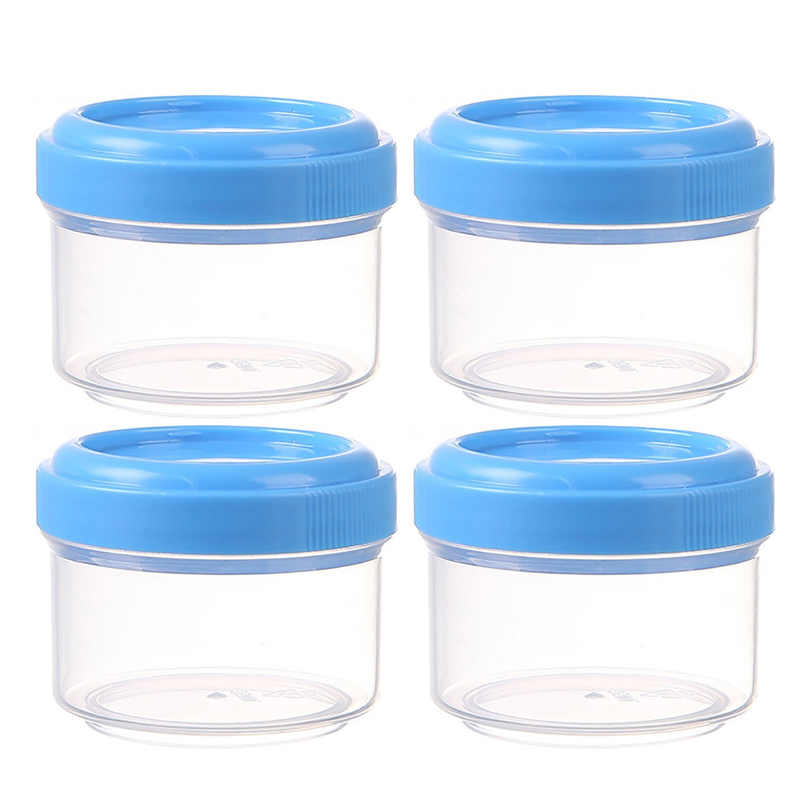 WUXIAB Stackable Plastic Storage Containers,Transparent Mini Airtight ...