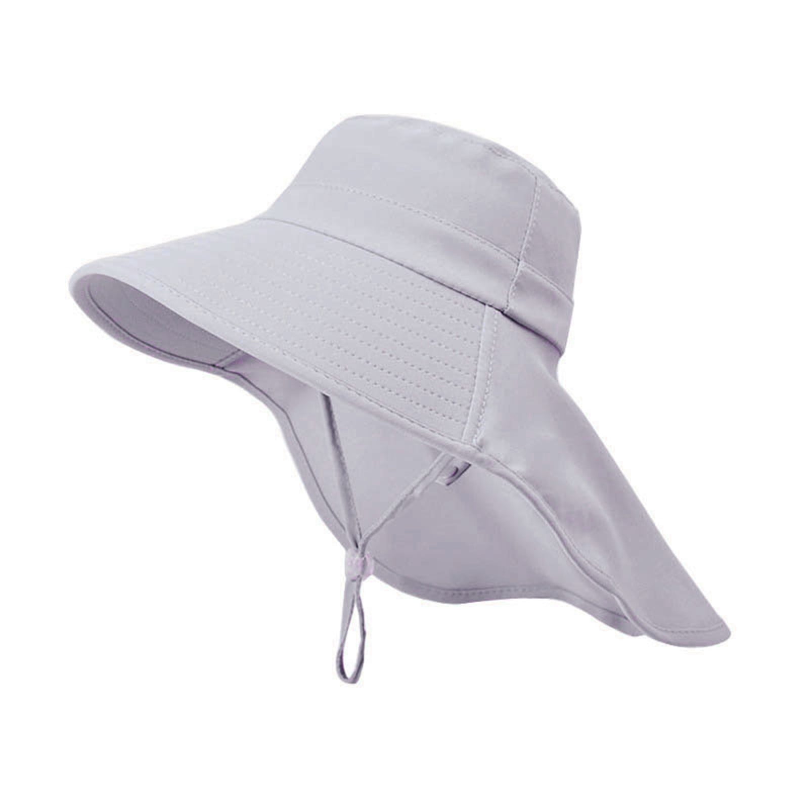 WUXIAN Boys Girls Sun Hats Upf50+ Sun Protection Boys Bucket Hat Summer ...