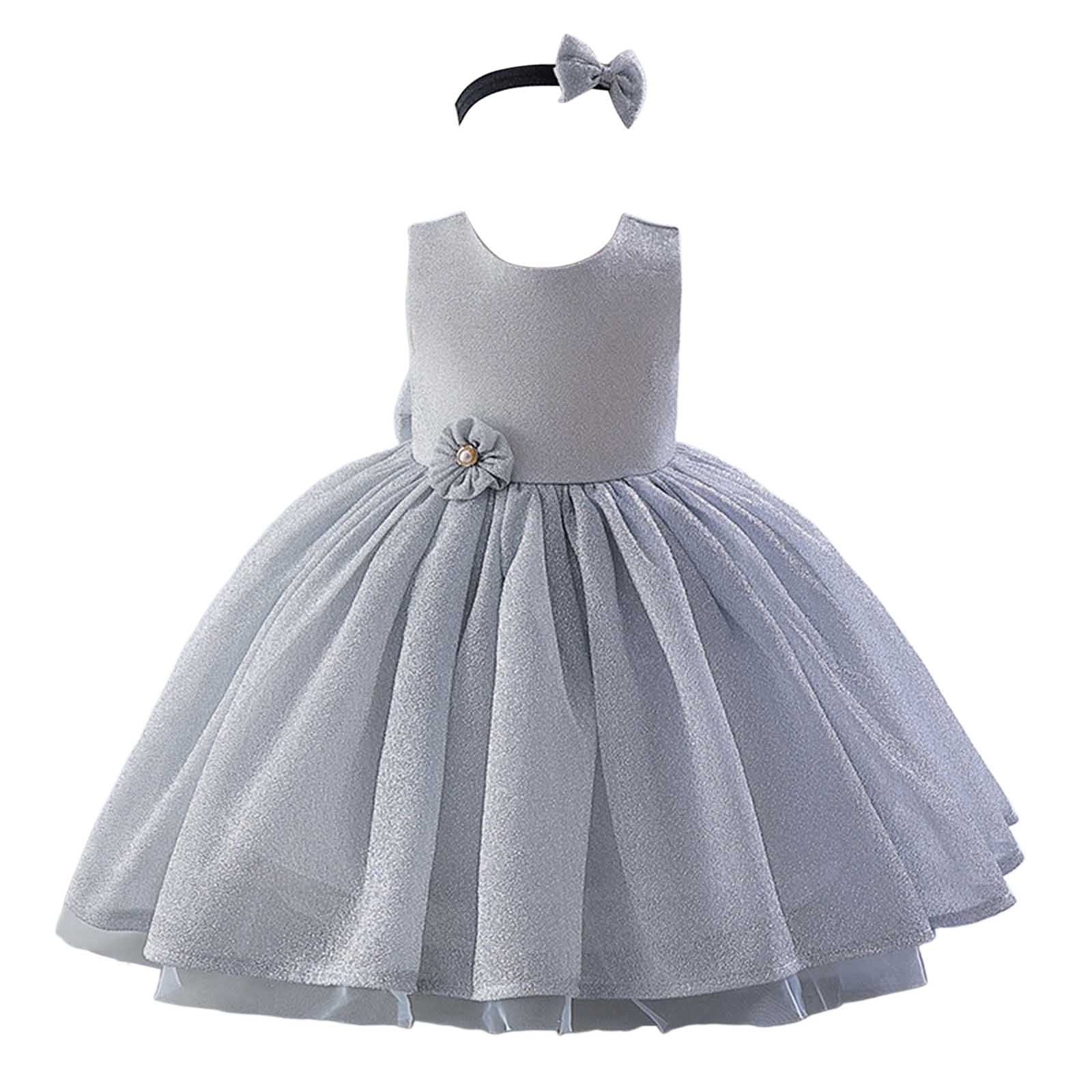 WUXIAN Child Little Girls Floral Pageant Dress Party Child Gown ...