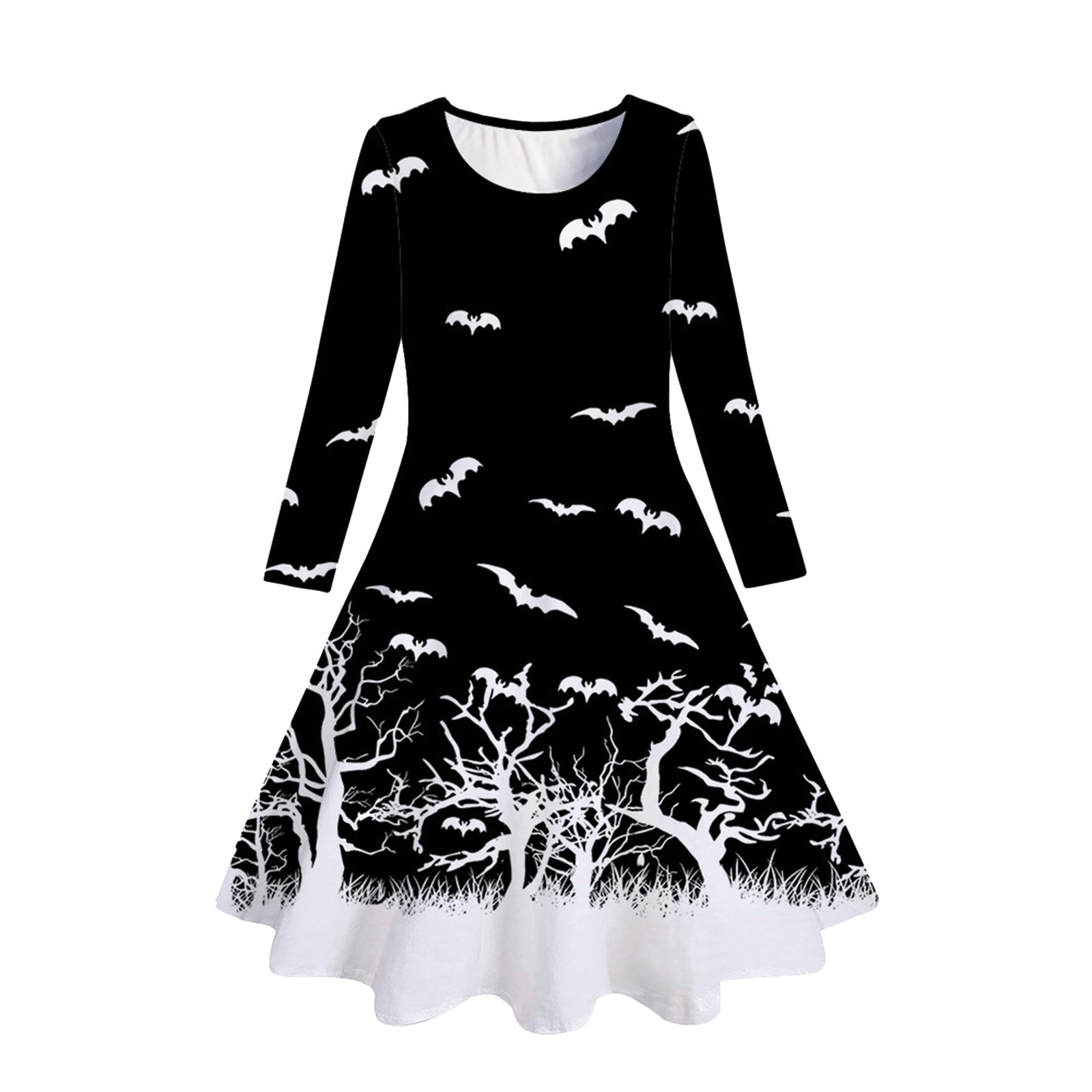 WUXIAN Kids Toddler Girls Christmas Tree Deer Print Christmas Long ...