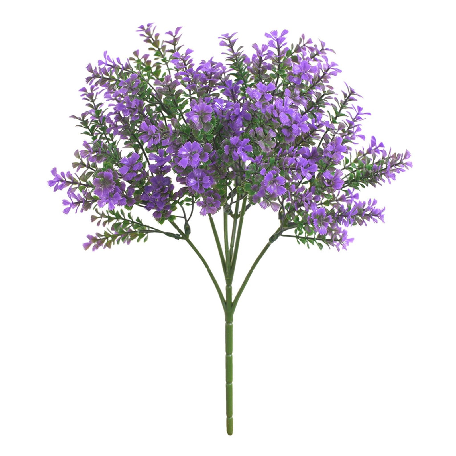 WUYVCG Artificial Flowers Promotion Decor Faux Greenery Stems Green Decor Artificial Flowers ...