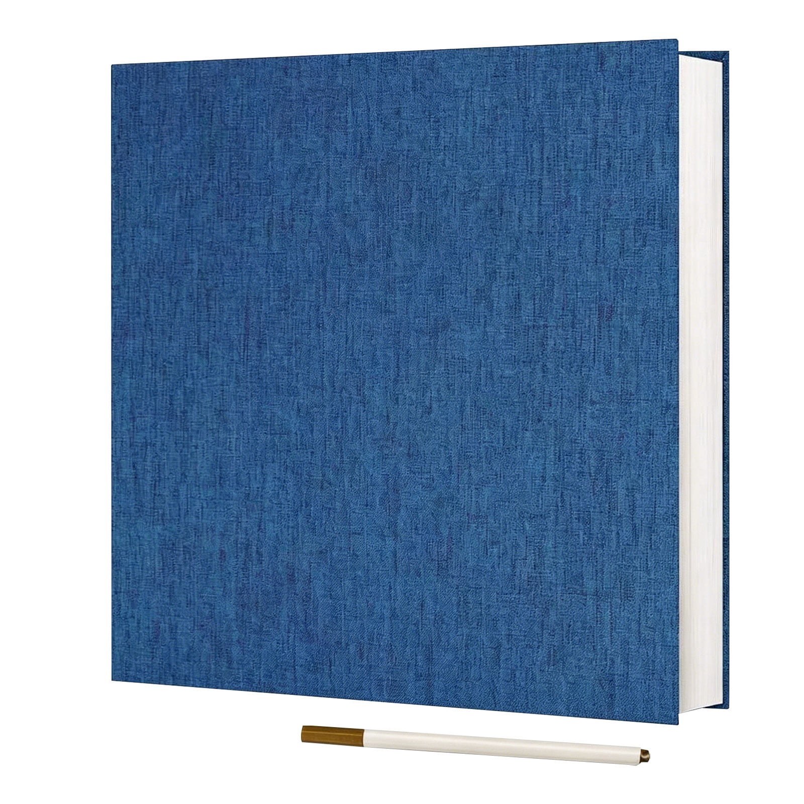 WUYVCG Back to Schòòl Linen Adhesive Photo Album – DIY Scrapbook with ...