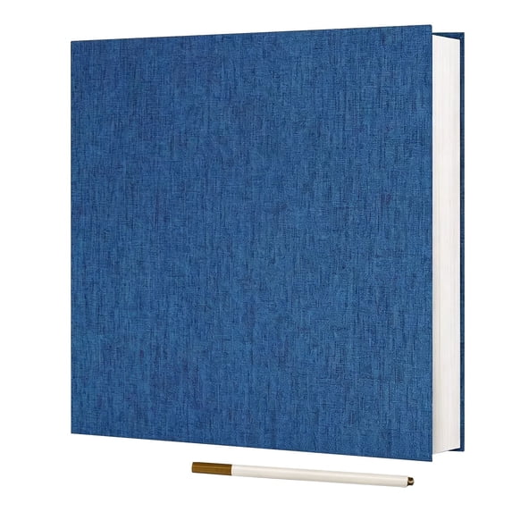WUYVCG Back to Schòòl Linen Adhesive Photo Album – DIY Scrapbook with ...