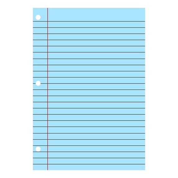 WUYVCG Back to Sch00l Notebook Paper,Loose Leaf Paper,College Ruled ...