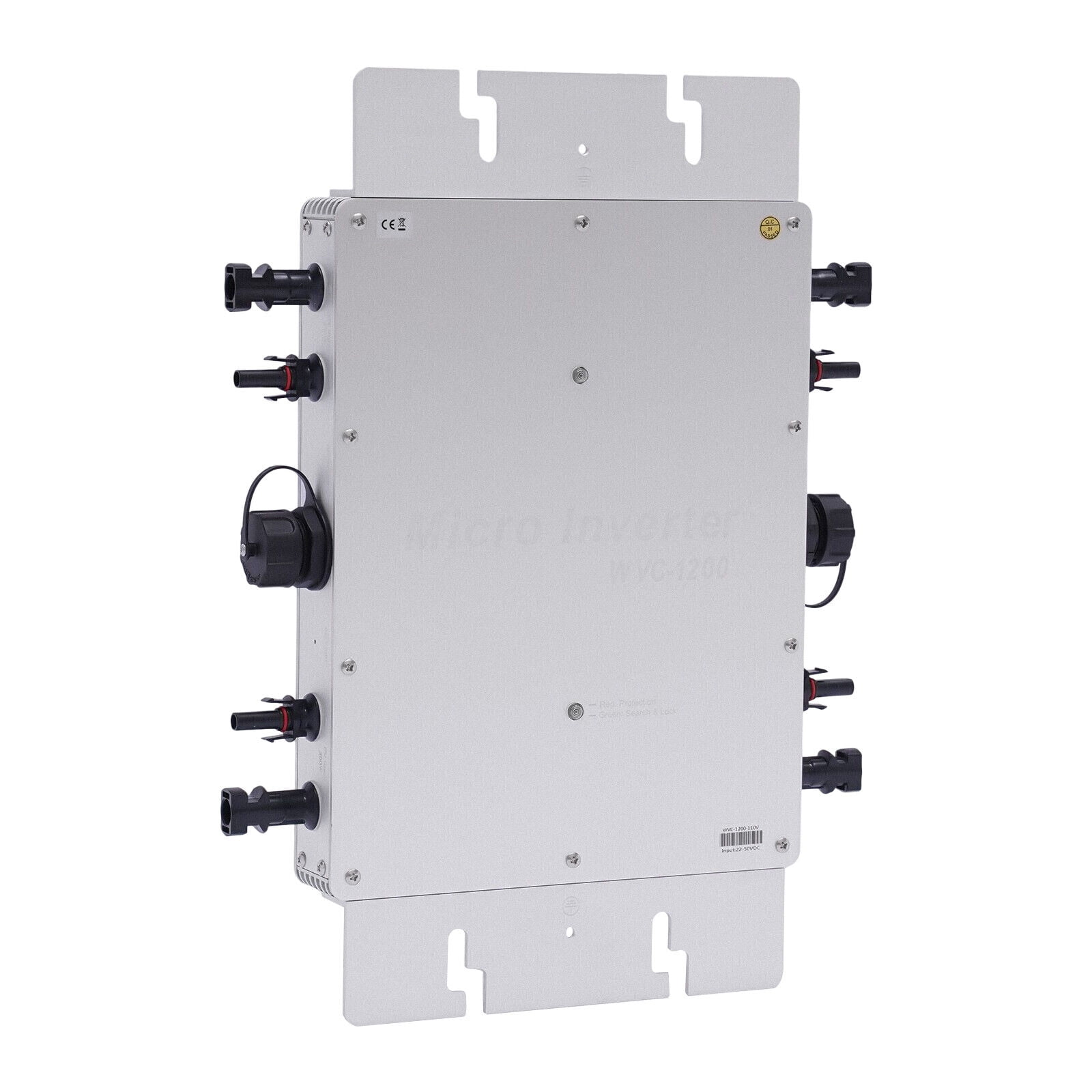 WVC-1200W MPPT Solar Micro Inverter Grid Tie Grid Pure Sine Wave ...