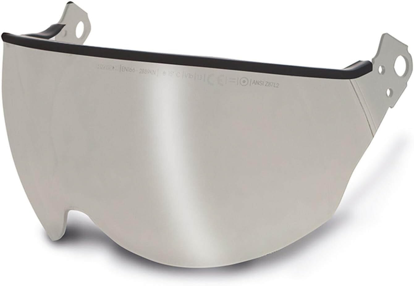 WVI00002.025"V2" Silver Mirrored Out of Polycarbonate Visor - Walmart.com