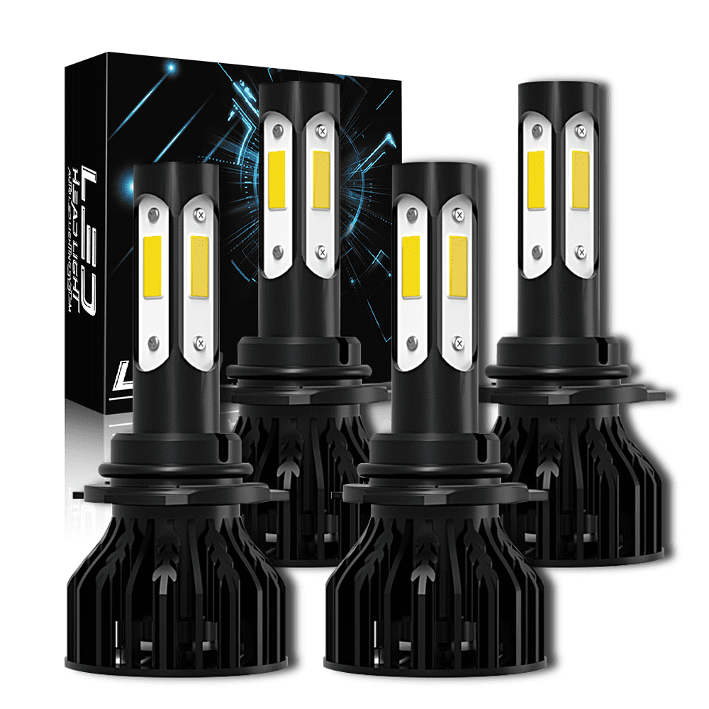 WVKVII 9005 High Beam 9006 Low Beam LED Headlight Bulb Kit for ...