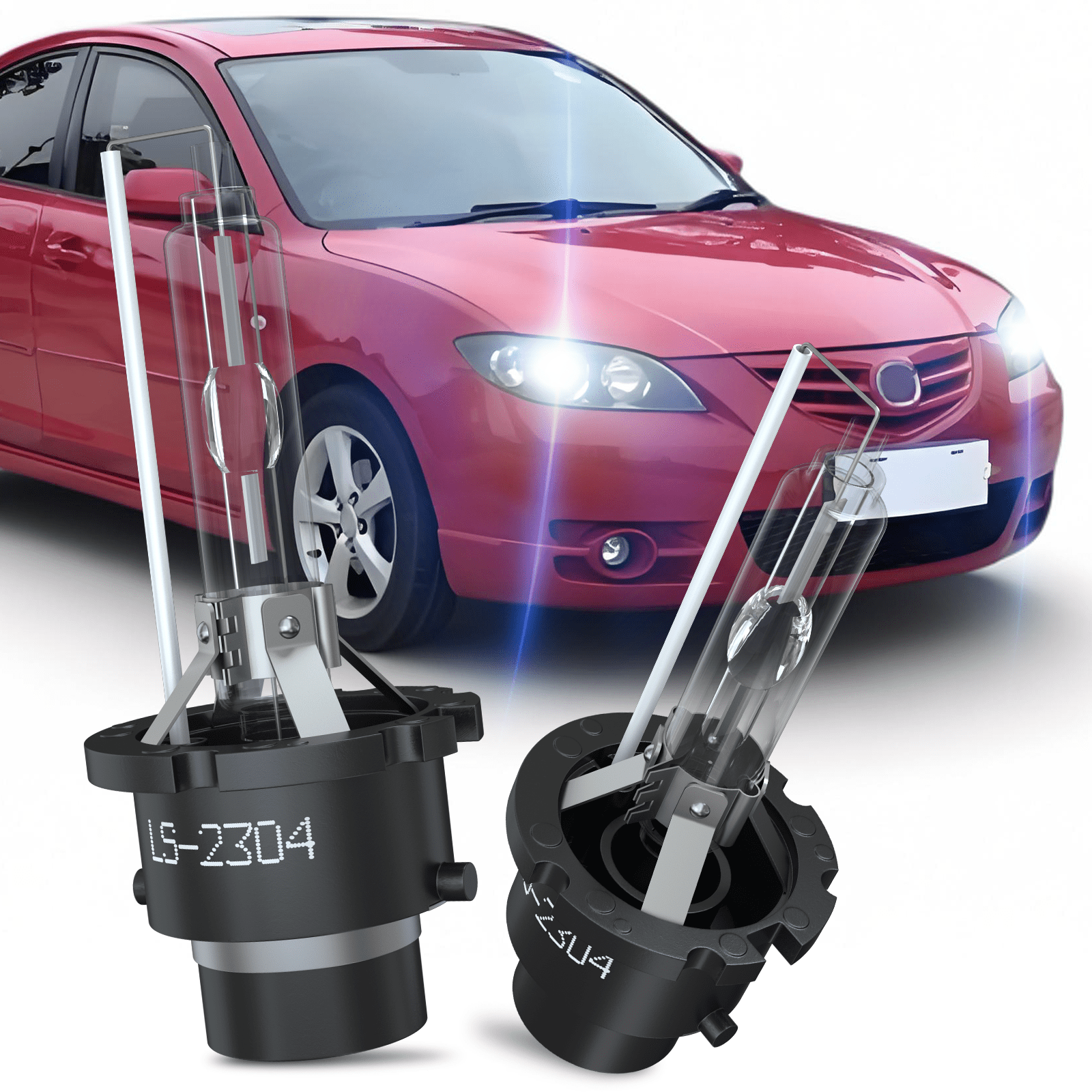 WVKVII D2S - 35W - 6000K Cool White Xenon Headlight HID Bulbs 85122 ...