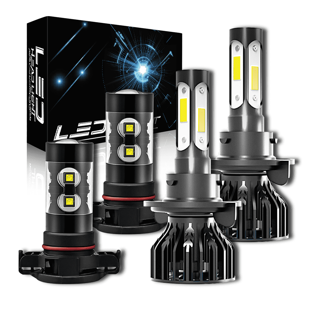 WVKVII LED Headlight Fog Light Bulbs Upgrade Replacement Kit for Jeep ...