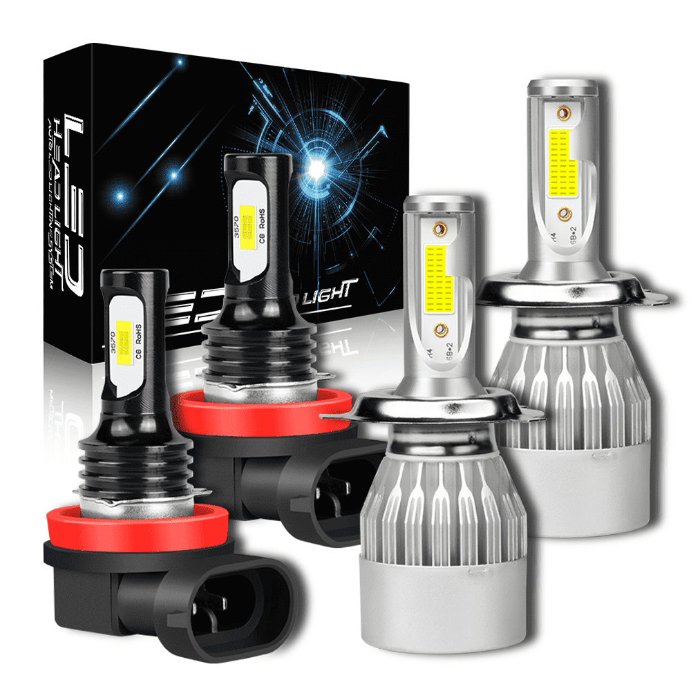 WVKVII LED Headlight Fog Light Replacement Combo Compatible with Nissan ...