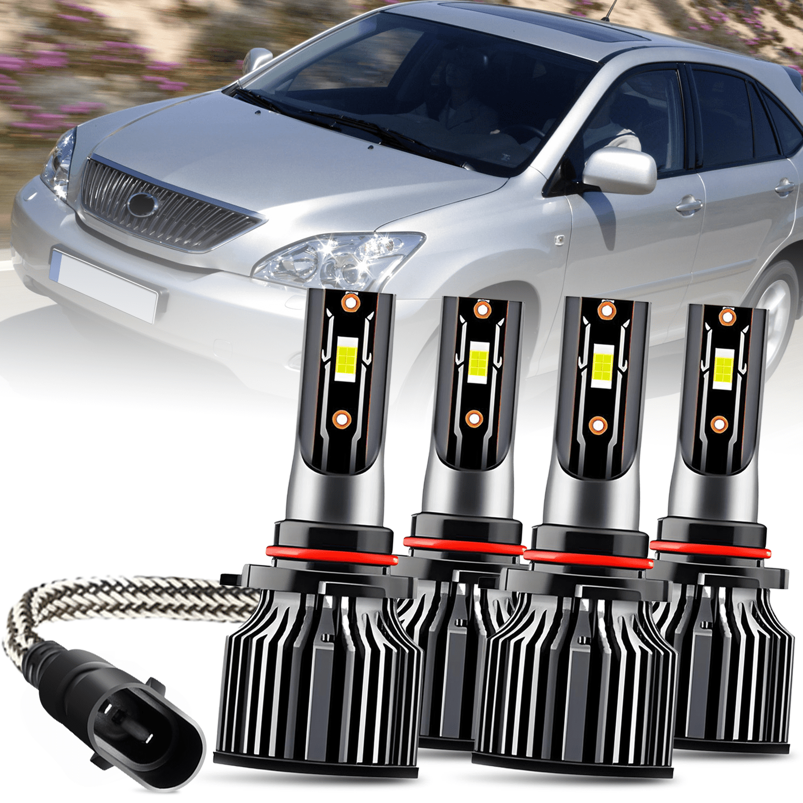 WVKVII For Lexus RX300 1999 2000 2001 2002 2003 LED Headlight Bulb 9005 ...