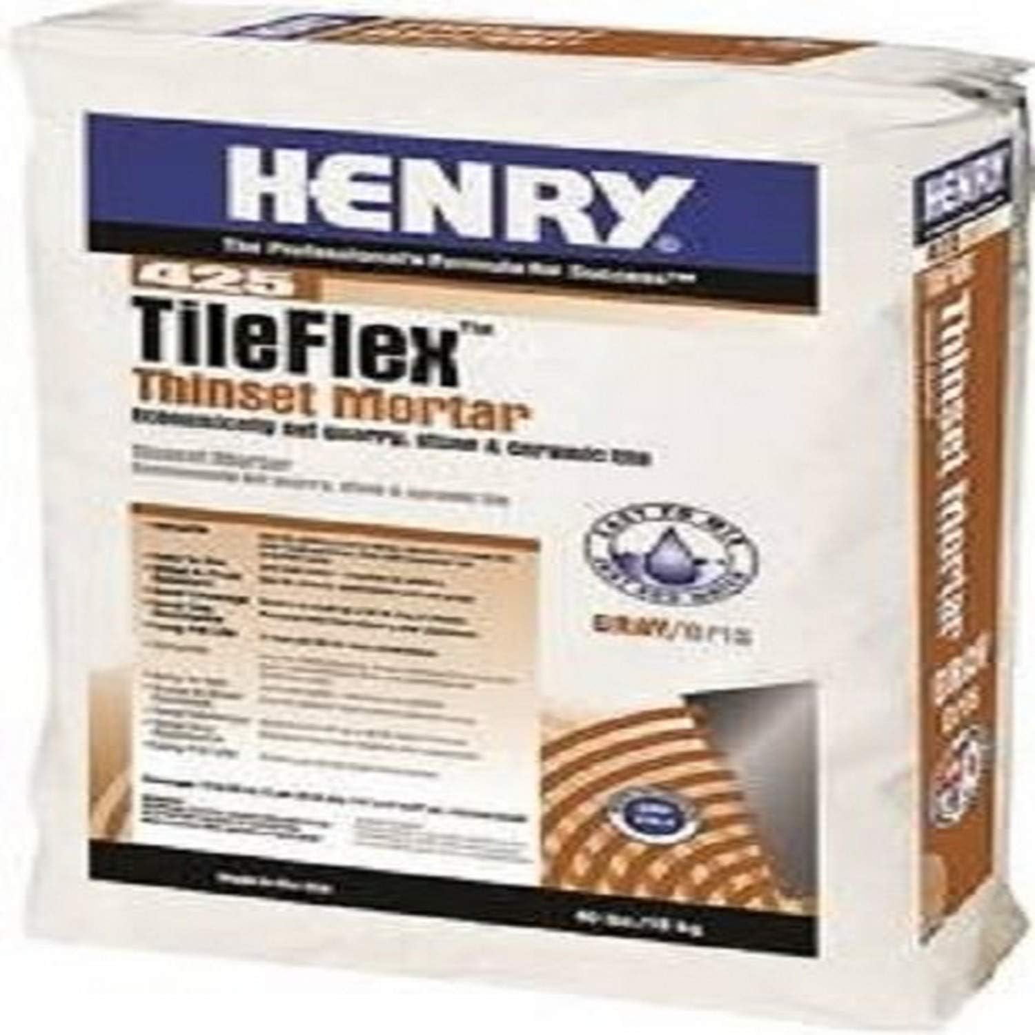 WW HENRY COMPANY FP0TFLX40G Henry Thinset Mortar, 40 lb - Walmart ...