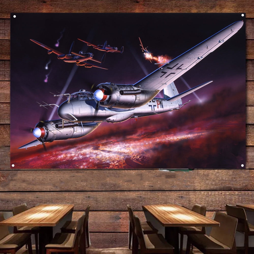 WW II German Ju 88G-6 Nachtjager Bomber Fighter Poster Wall Chart - 38 ...