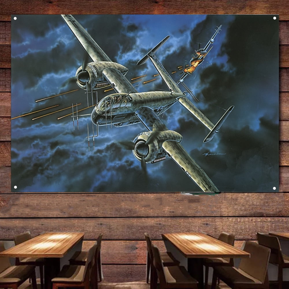 WW II He 219A-7 Owl Bomber Attack Aircraft Fighter Posters and Prints ...