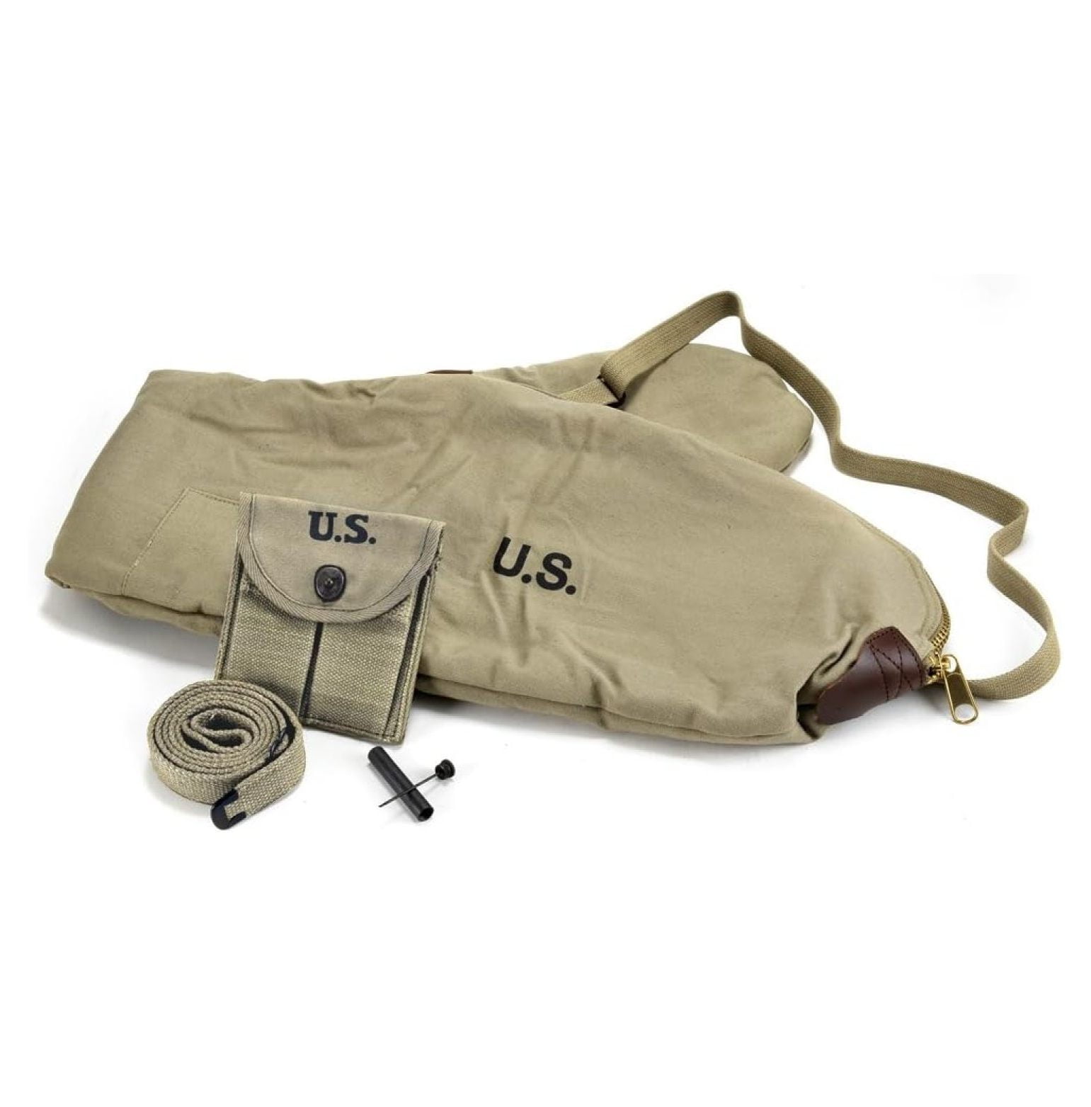 WW2 Carbine Accessories Set - Fleece Lined Case, Sling, Oiler & Pouch ...