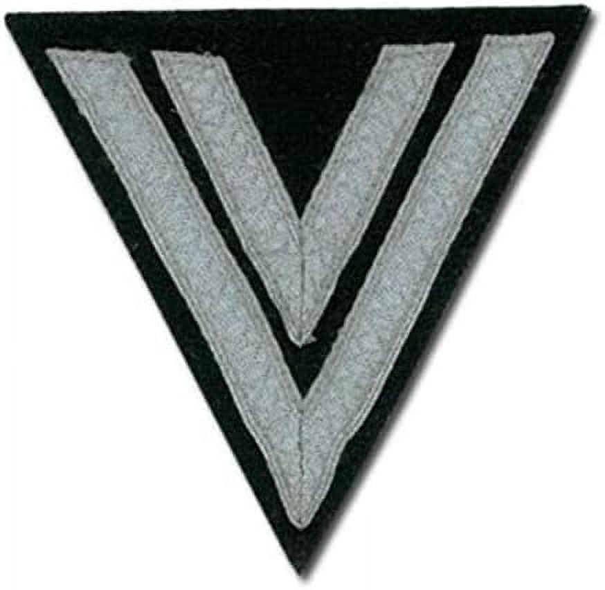 WW2 German Double Sleeve - 1 x Triangular Military Patch - 3 x 3 inches ...