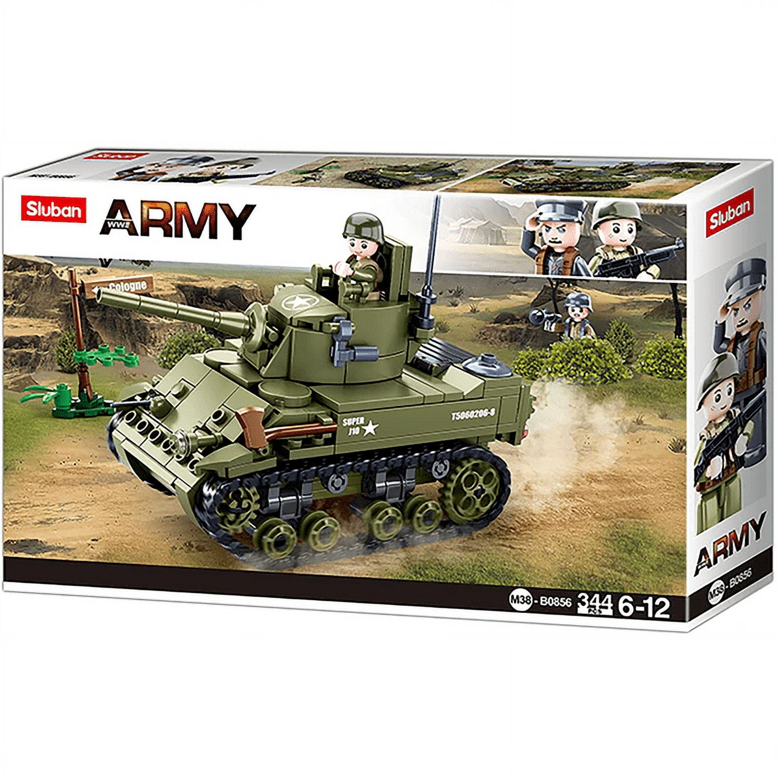 WW2 M5 Stuart Light Tank Building Brick Kit (344 pcs) - Walmart.com