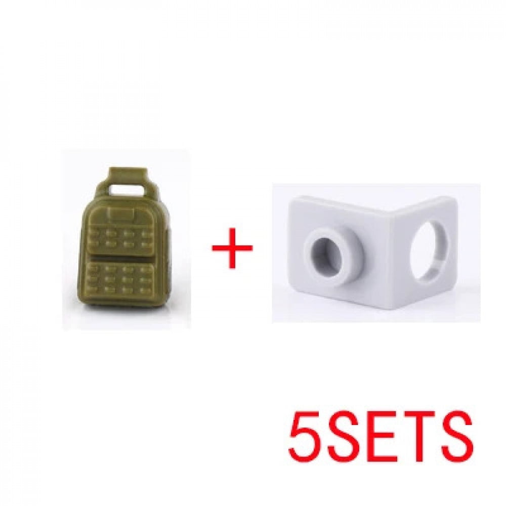 WW2 Military Building Blocks Mini Bricks Backpack Back Frame Solider ...