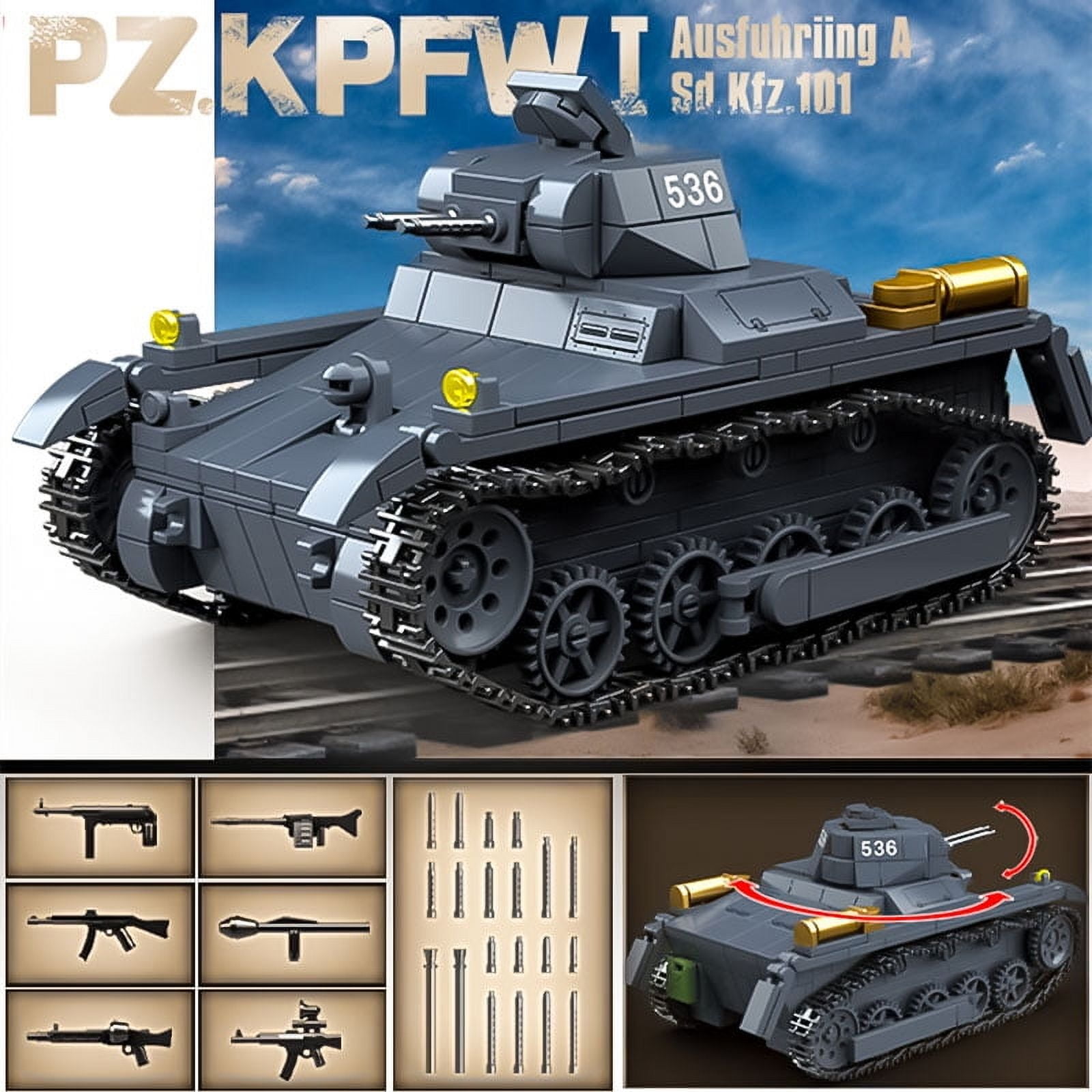 WW2 Military Classic Model Tiger Leopard KV-1 KV-2 IS-2 Heavy Tank ...