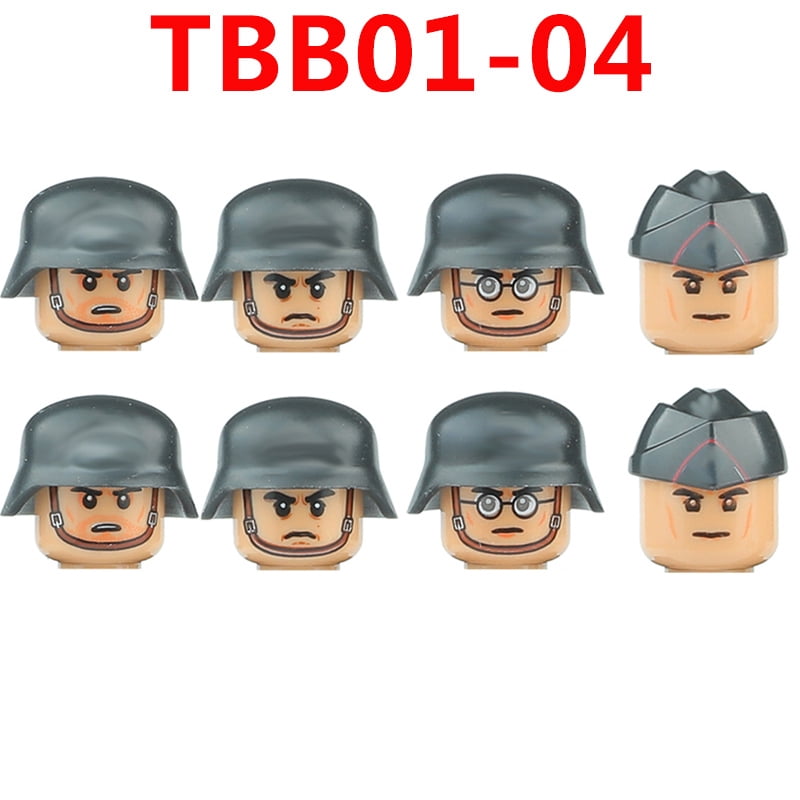WW2 Military German Soldiers Figures Building Blocks Army Infantry ...