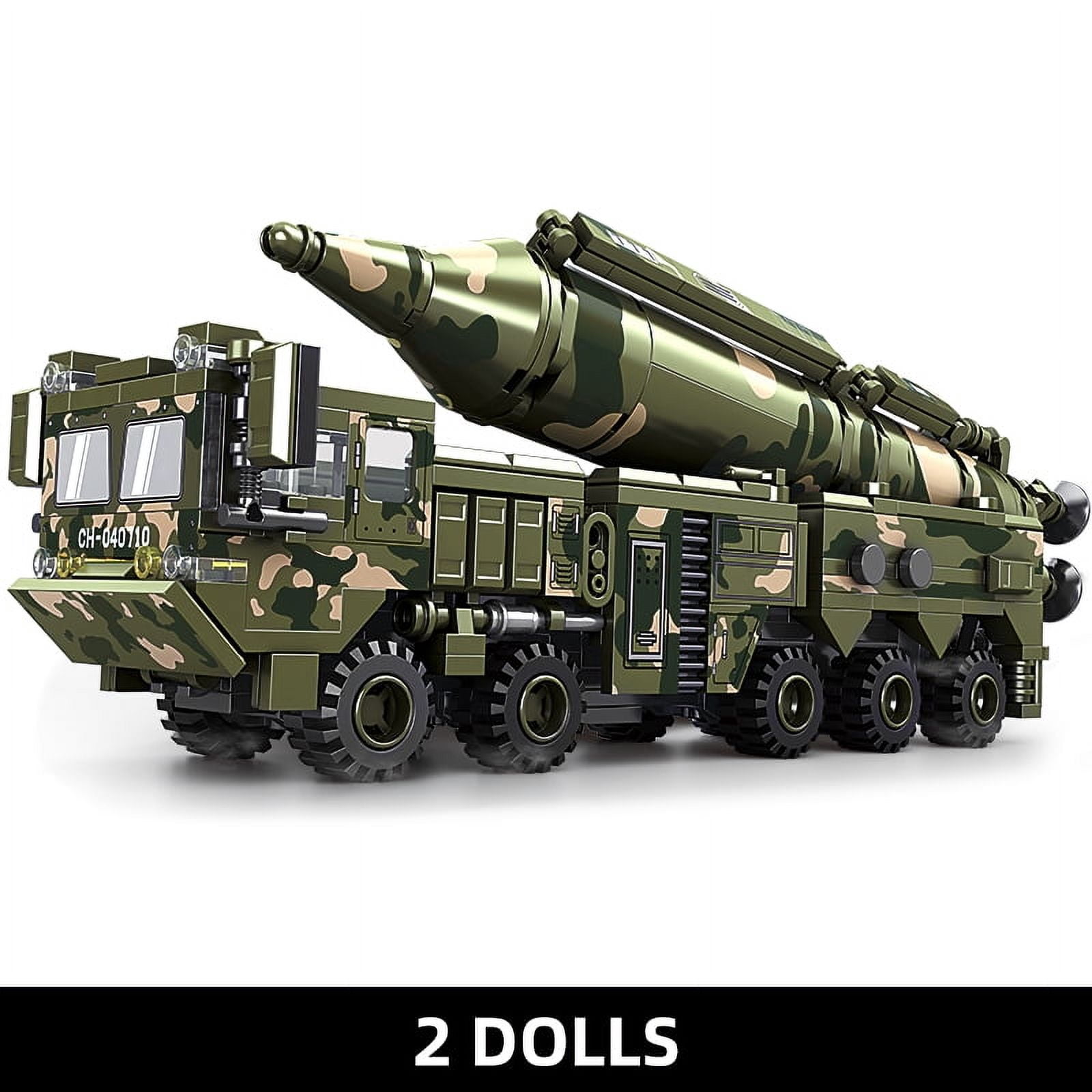 WW2 Military Tank Building Blocks Model Truck Tank and Medium Range ...