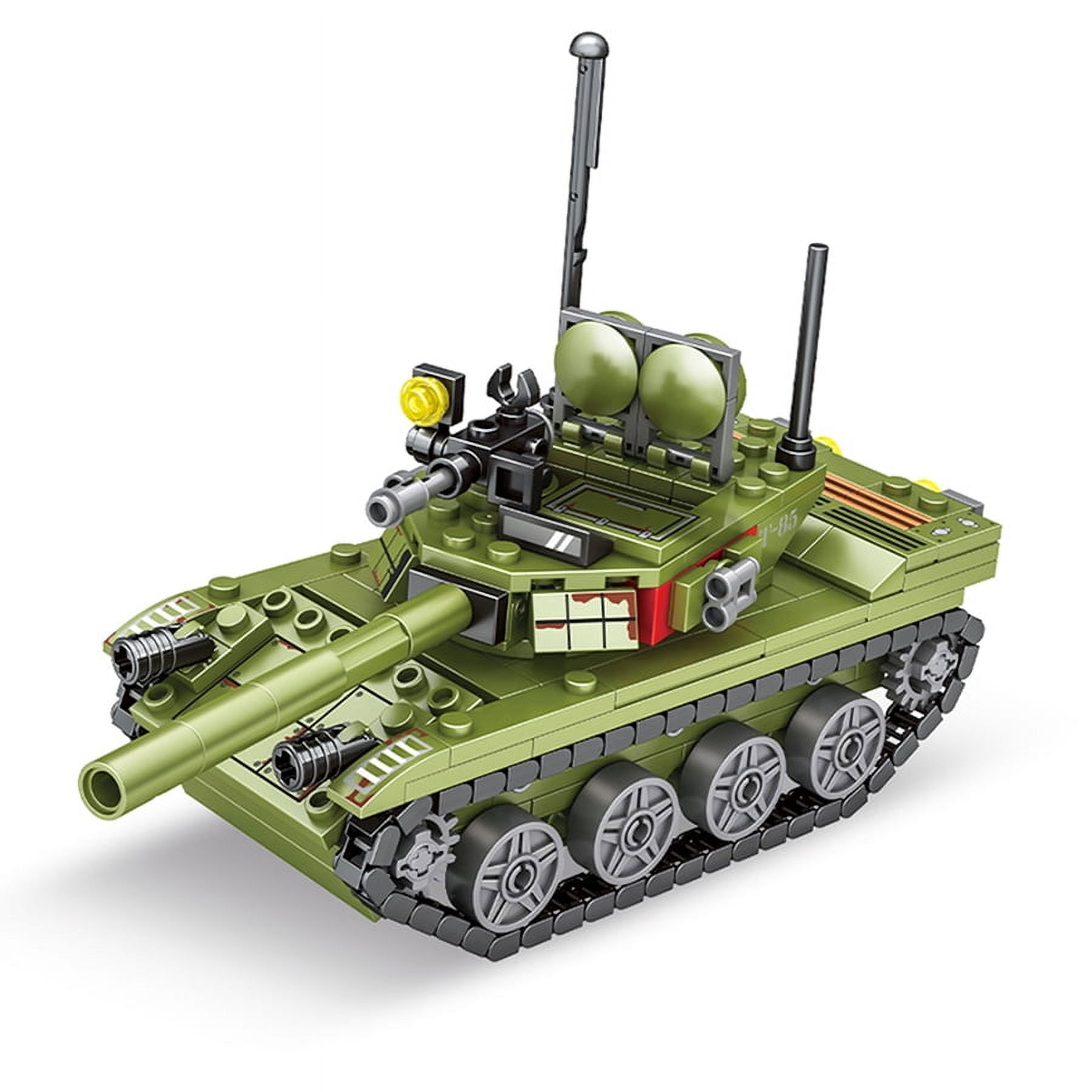WW2 Military Tank Model Building Blocks Set - T-85 Type99 Main Battle ...