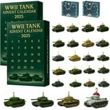 WW2 Tank Advent Calendars 2025, 24 Days WW2 Iconic Tank Ornaments ...