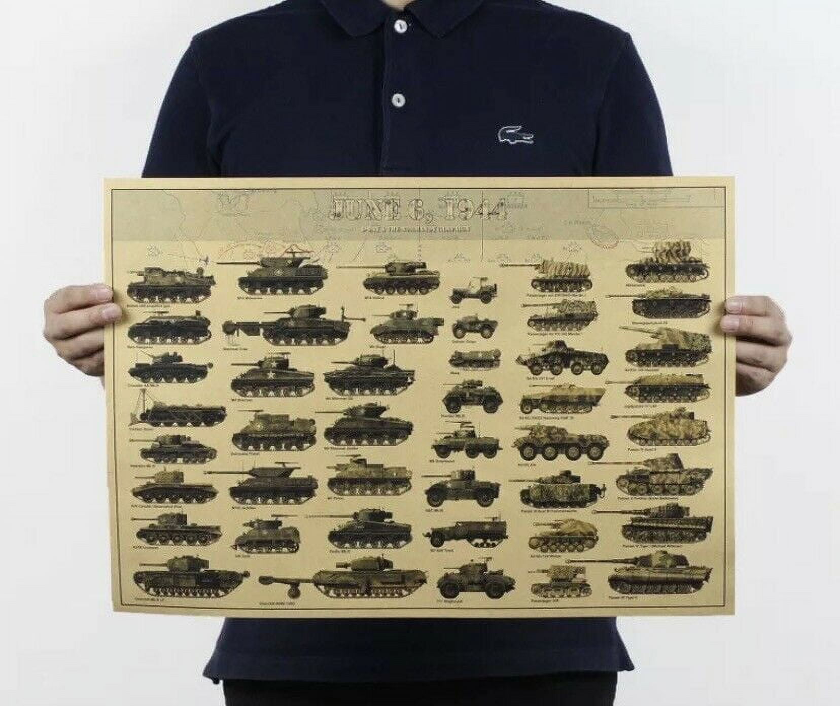 WW2 Tank poster, Tanks encyclopedia , Reprint, Vintage, 20x14”, No ...