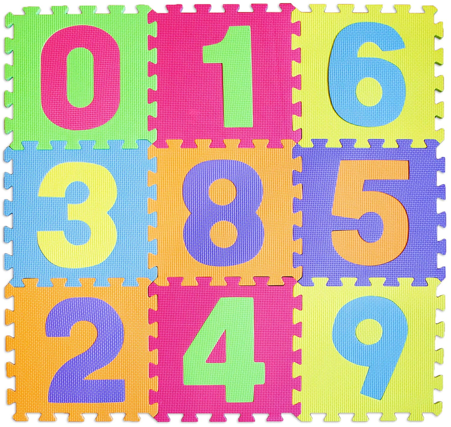 WWD POOL Kid Foam Puzzle Floor Play Mat Baby Interlocking Numbers Foam ...