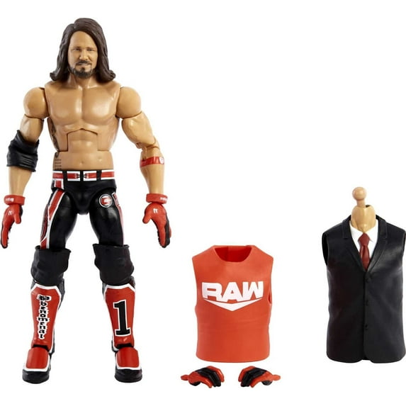 WWE AJ Styles Survivor Series Elite Collection Action Figure Rick Rude ...