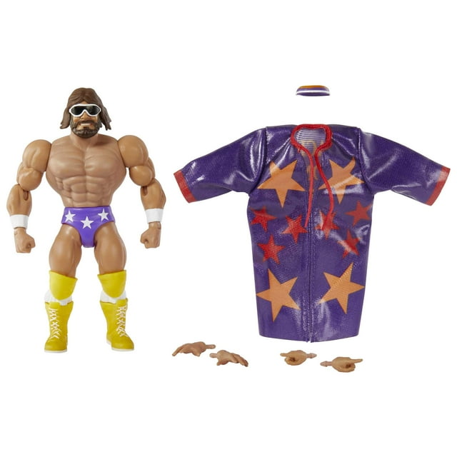 WWE Legends Retro Superstars Action Figure - 'Macho Man' Randy Savage ...
