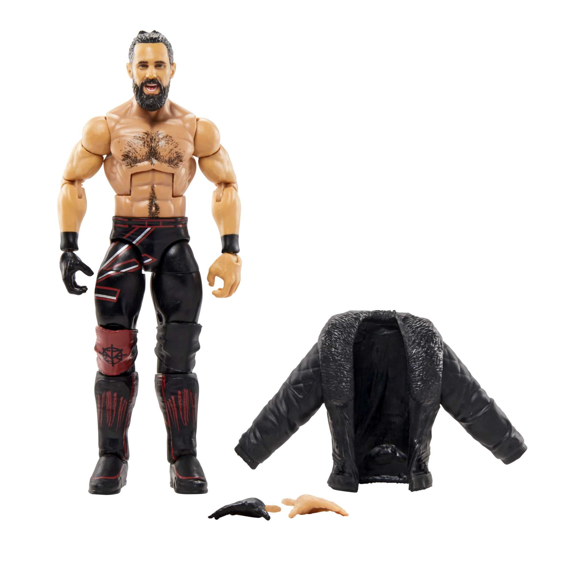 WWE Top Picks Elite Seth Rollins Action Figure, 6-inch With Swappable ...