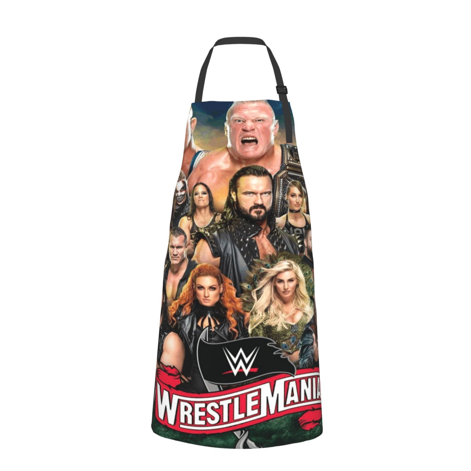 WWE Adjustable Bib Aprons, Waterdrop Resistant Apron with 2 Pockets for ...