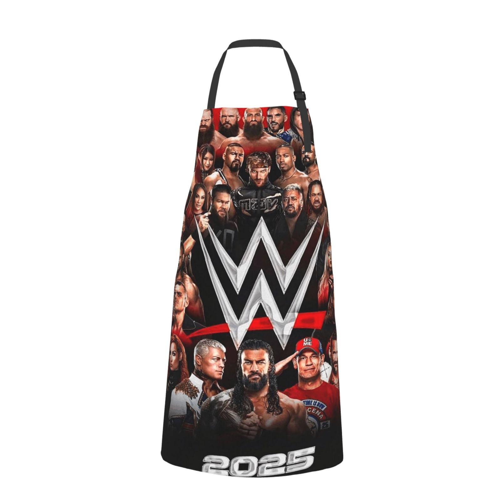 WWE Adjustable Bib Aprons, Waterdrop Resistant Apron with 2 Pockets for ...