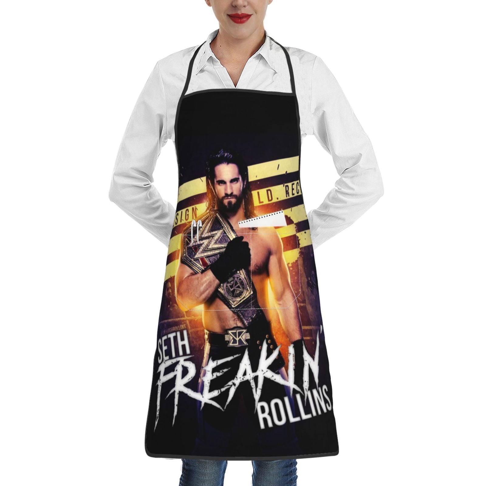 WWE Aprons Waterproof Adjustable Aprons Bib Mothers Day Gifts for ...